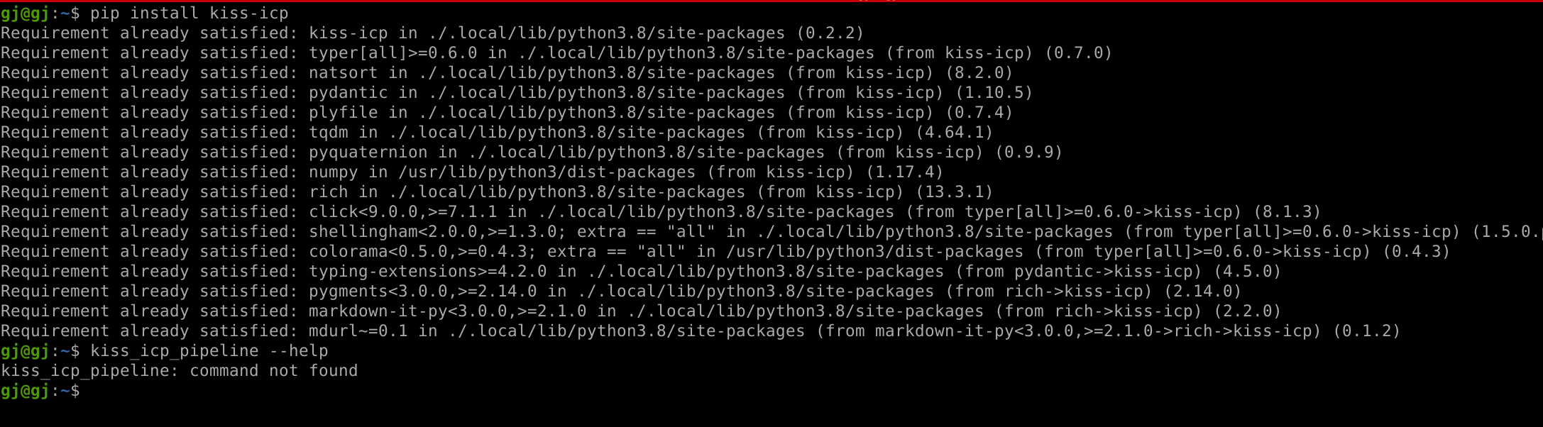kiss_icp_pipeline can not find · Issue #82 · PRBonn/kiss-icp · GitHub