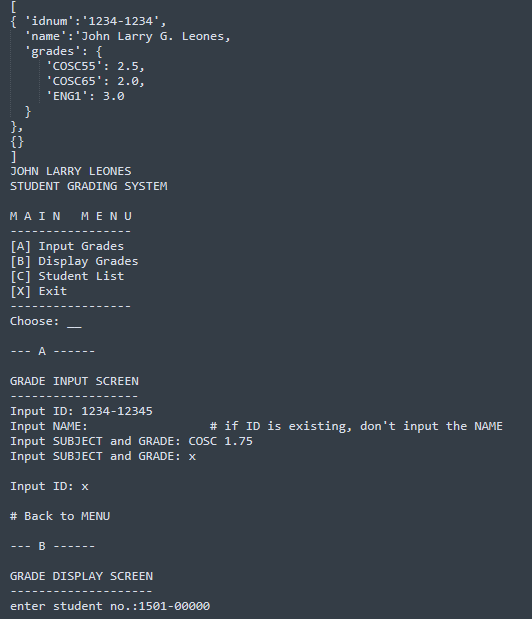 GitHub - SeneoL06/StudentGrades