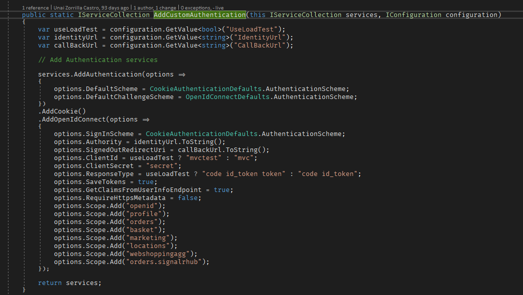 Identity.Api cannot authenticate itself · Issue #698 · dotnet ...