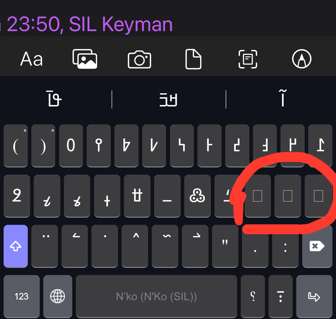 [sil_nko] Additional fixes · Issue #1498 · keymanapp/keyboards · GitHub