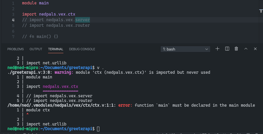 checker reports `missing main fn error` on wrong file · Issue #8103 · vlang/v · GitHub