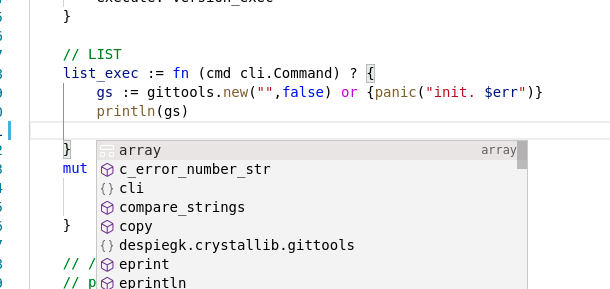 analyzer: variables inside fn literal are not analyzed · Issue #168 · vlang/vls · GitHub