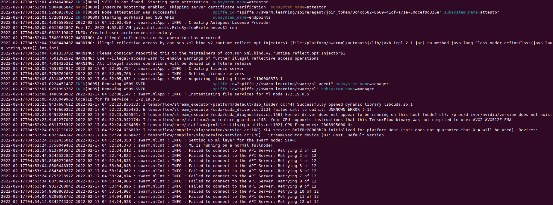 mnist example cannot running properly · Issue #85 · HewlettPackard/swarm-learning · GitHub