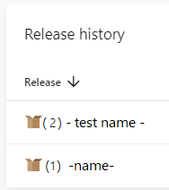 Possibility to add names to releases · Issue #2531 · microsoft ...