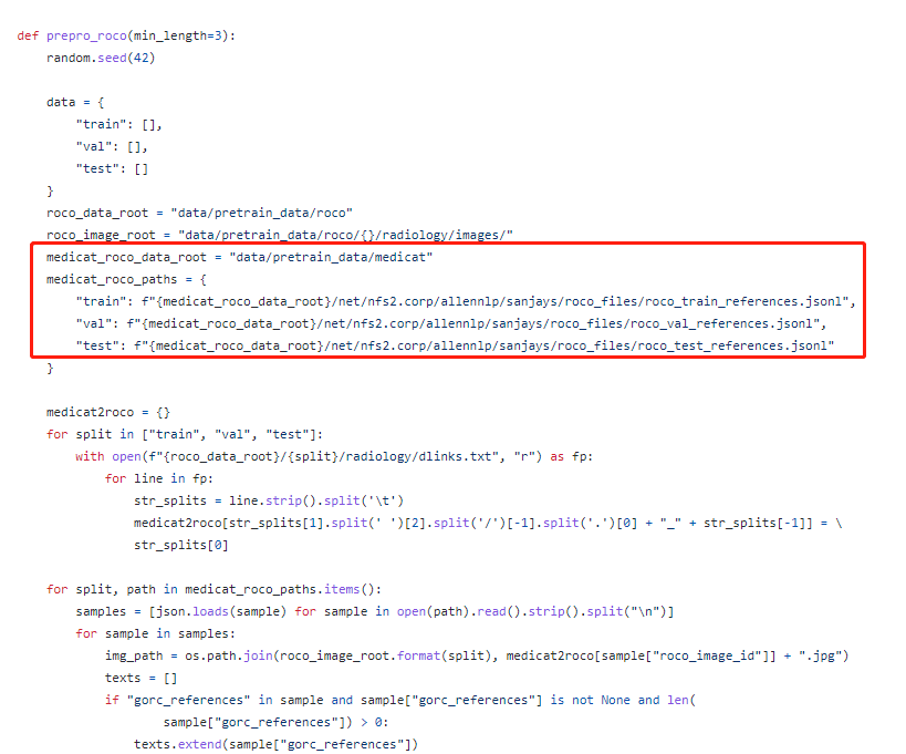 missing roco_train_references.jsonl file · Issue #6 · zhjohnchan/M3AE · GitHub