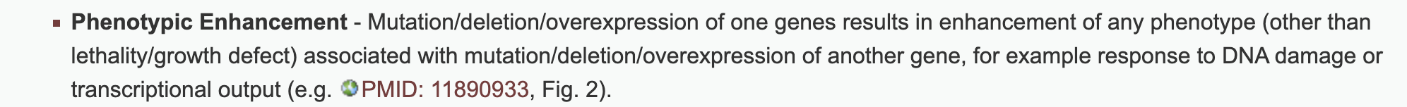 GI: restriction for phenotypic enhancement · Issue #2617 · pombase/canto · GitHub