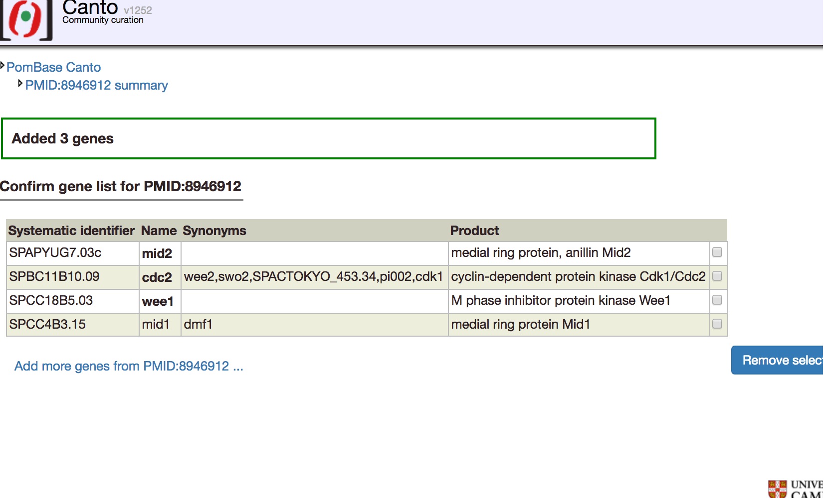 Compact the gene and organism list tables · Issue #1676 · pombase/canto · GitHub