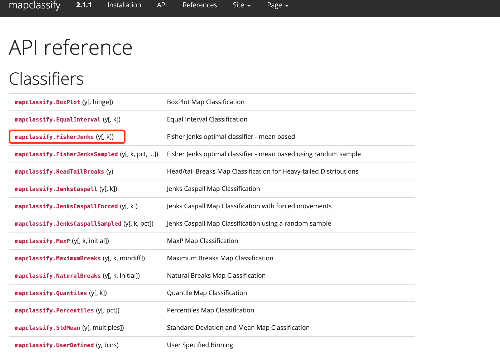 Error while running mapclassify · Issue #60 · pysal/mapclassify · GitHub