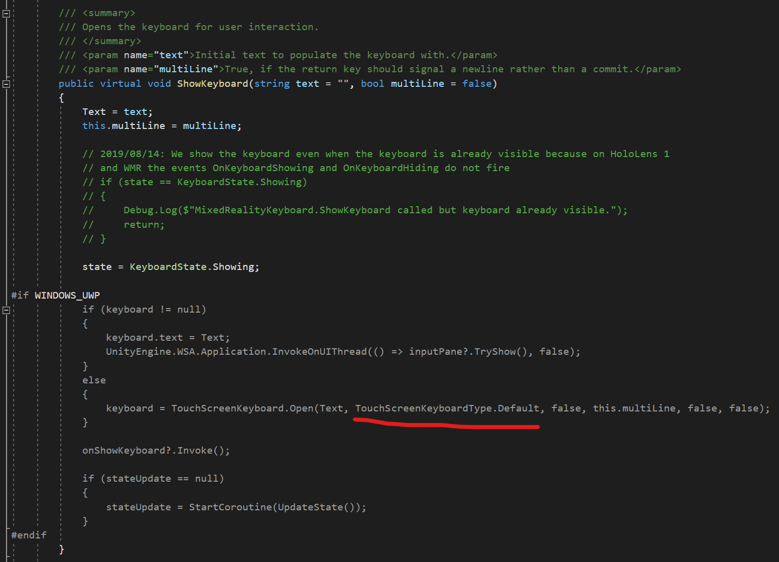 System Keyboard Can Only Be Opened As A Default Type · Issue 9046 · Microsoft