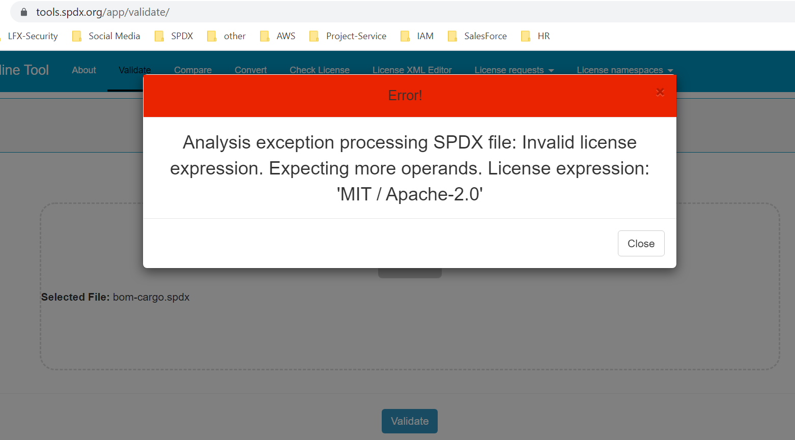 Rust - SPDX file validation failed in the SPDX validator · Issue #47 · opensbom-generator/spdx ...