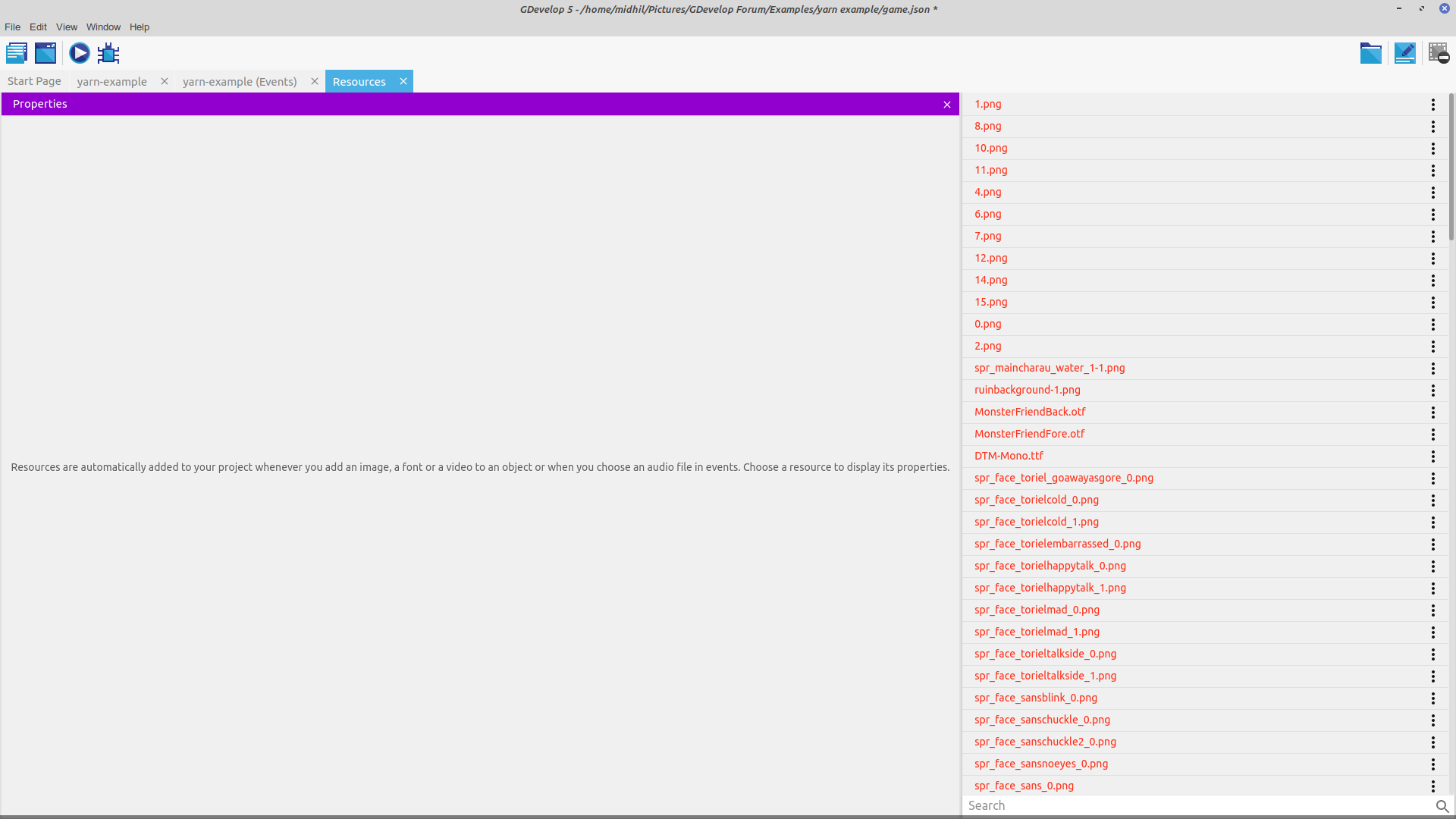 RPG-dialogue tree example · Issue #2287 · 4ian/GDevelop · GitHub