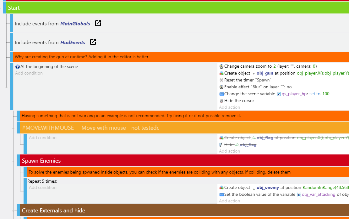 New example - Top Down Shooter Template · Issue #15 · GDevelopApp/GDevelop-examples · GitHub