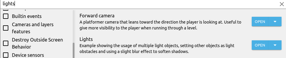 Inaccurate search results · Issue #91 · GDevelopApp/GDevelop-examples · GitHub