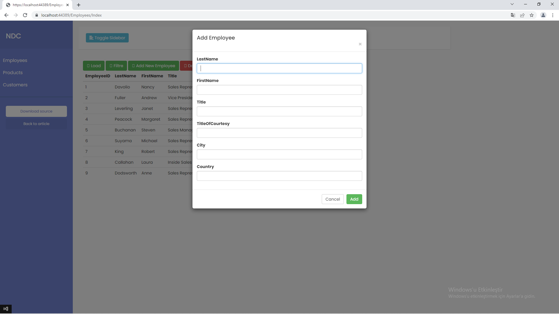 GitHub - berkayozturkk/NorthwindProject: An ASP.Net MVC project.Opening ...