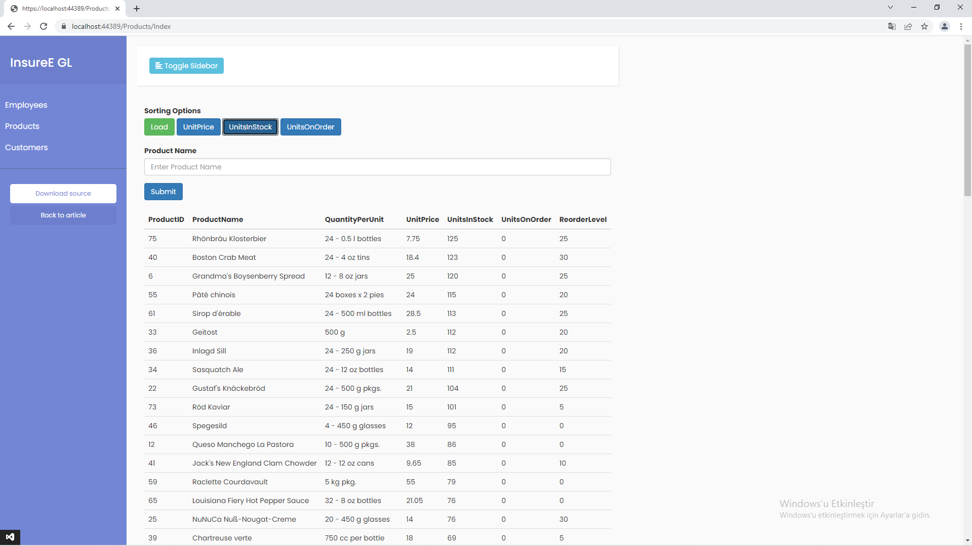 GitHub - berkayozturkk/NorthwindProject: An ASP.Net MVC project.Opening ...