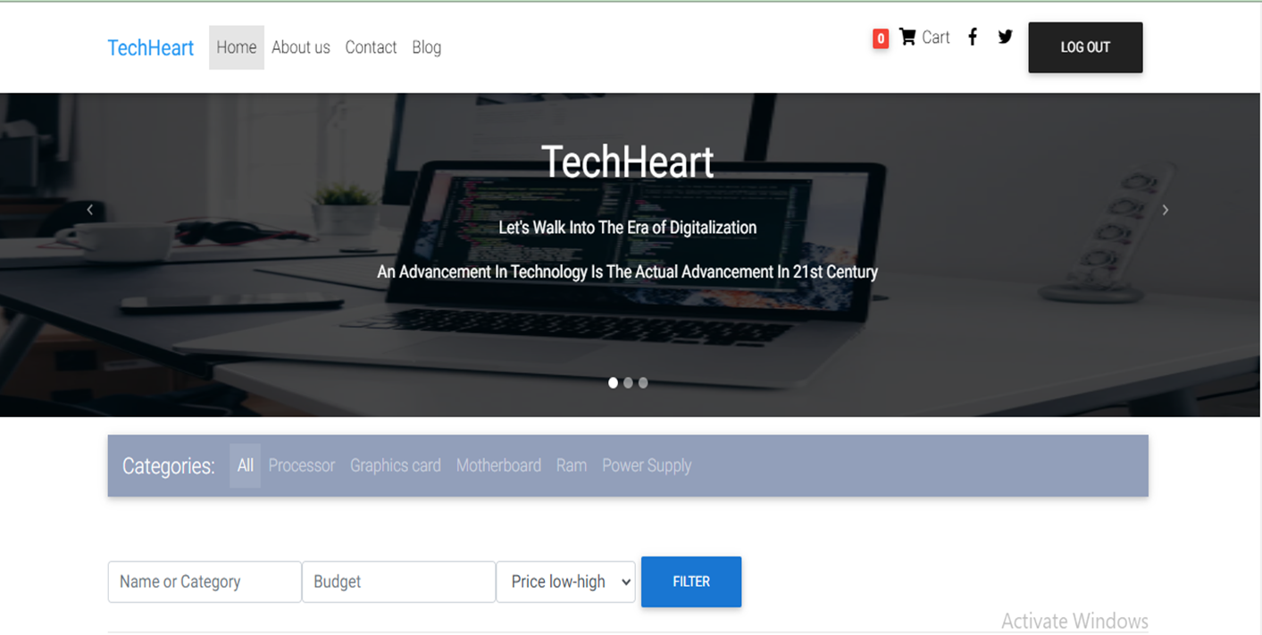 GitHub - Tonmoy-Ahsan/TechHeart: TechHeart is an electronic marketing website project based ...