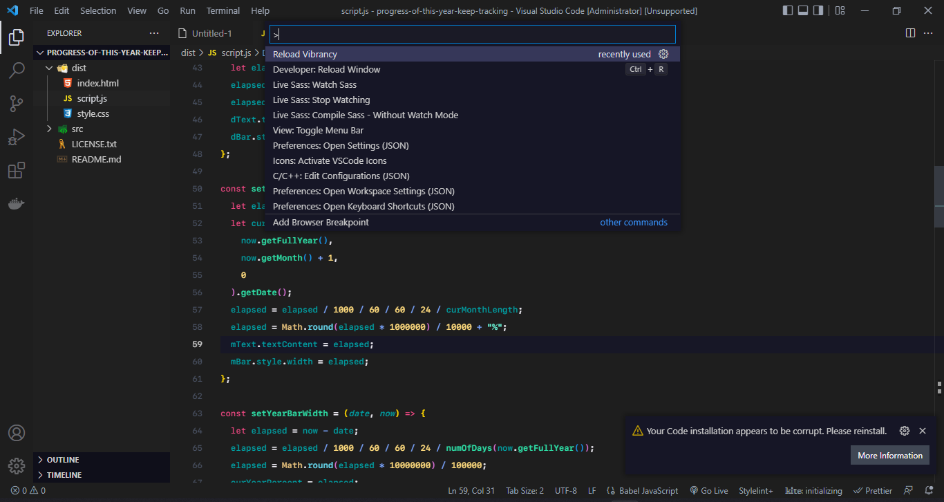 VS Code Doesn t Install Extension VIBRANCY Shows Your Code 