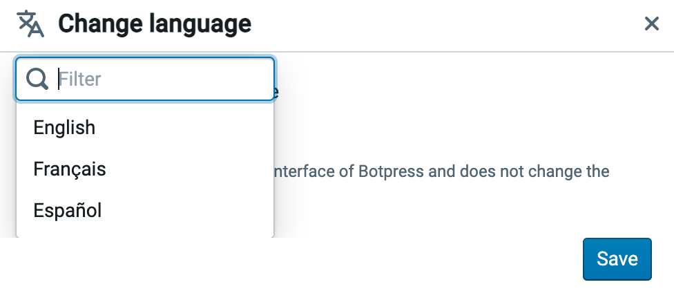 [FEATURE] Add German to Studio UI languages · Issue #1222 · botpress/v12 · GitHub