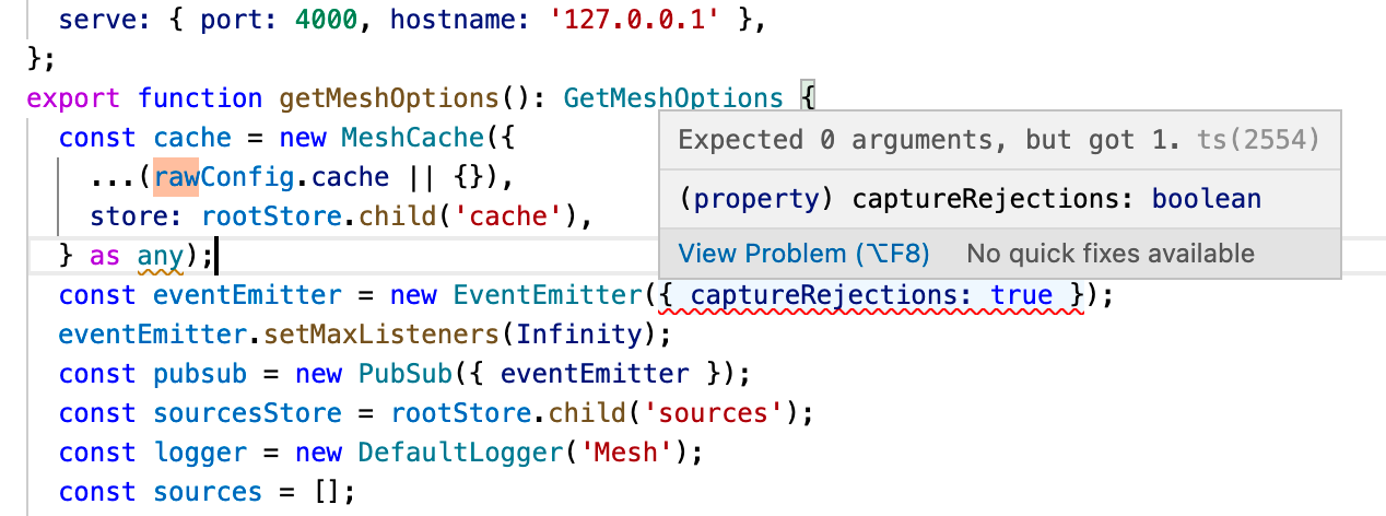 new OpenAPI Handler and its examples are broken - Mesh: Unexpected token '.' - MacOS only ...