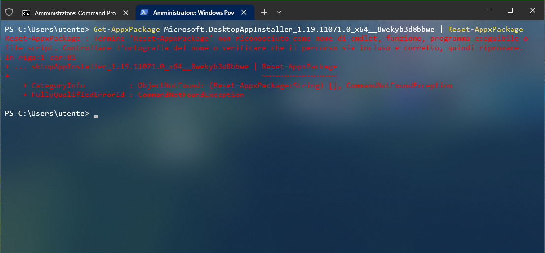 Typing the winget command tries to execute winget.exe in another user folder · Issue #3298 ...