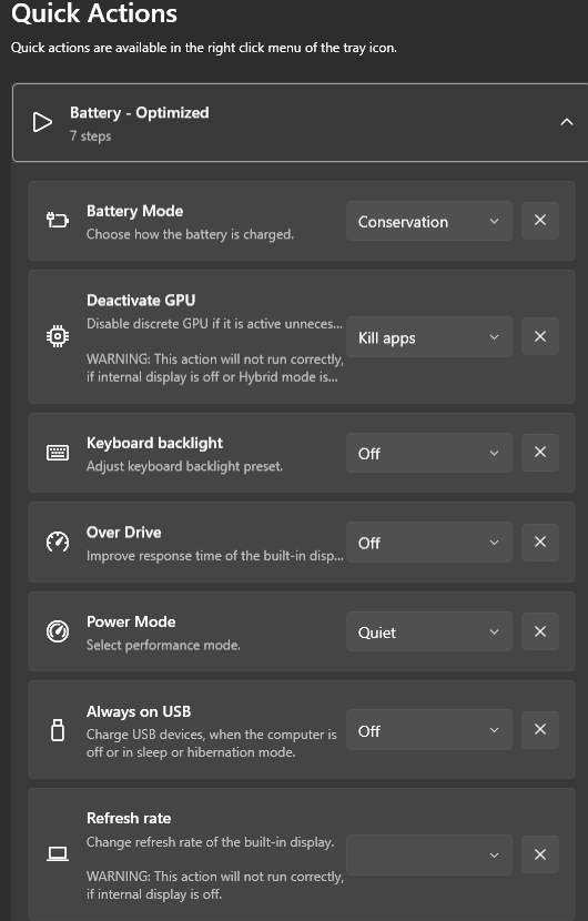 Exception Handling - Quick Actions - Internal Display Off and dGPU active · Issue #175 ...