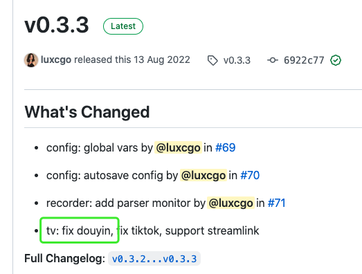 貌似抖音不能录播了 · Issue #82 · go-olive/olive · GitHub