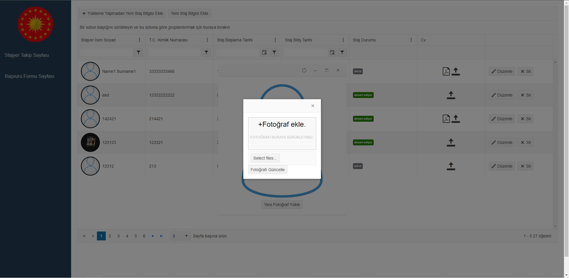 GitHub - ahmet541/StajyerTakip: Application to follow the internship status of interns
