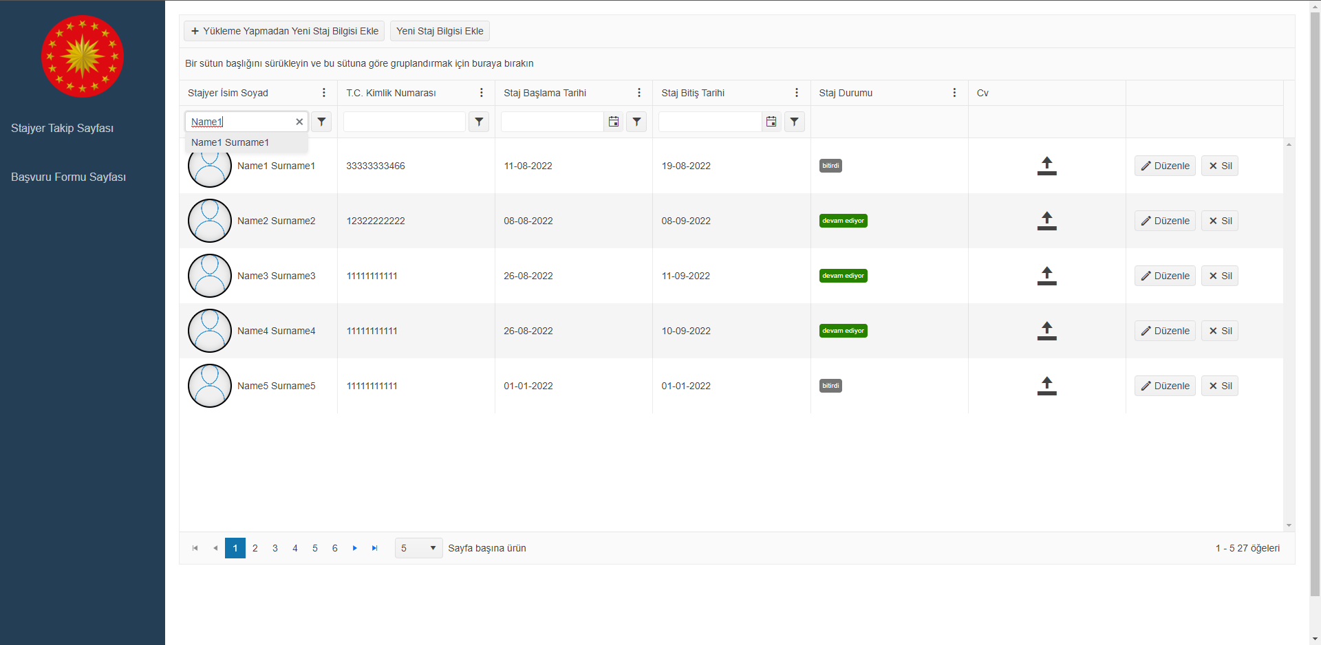 GitHub - ahmet541/StajyerTakip: Application to follow the internship status of interns