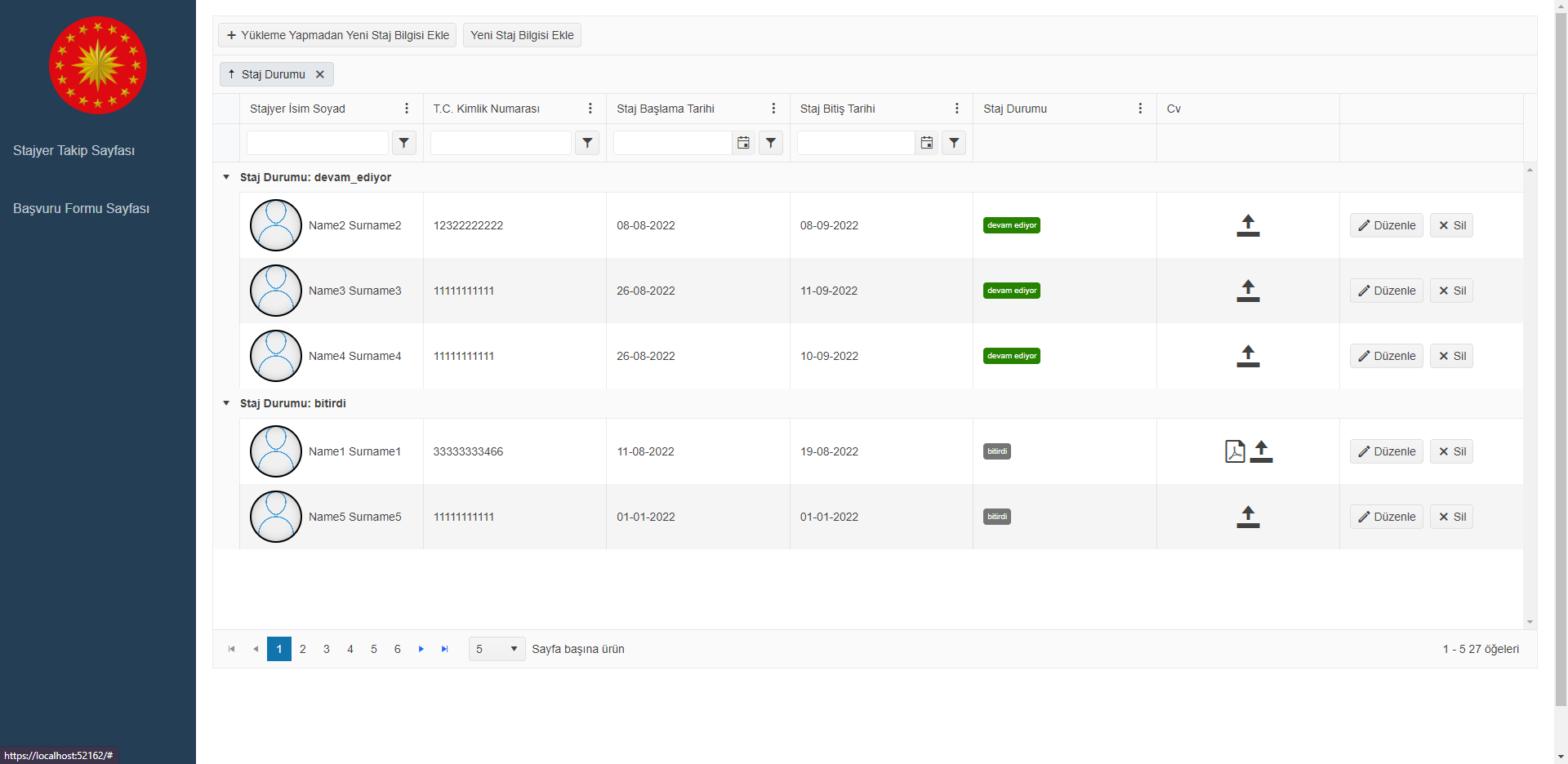 GitHub - ahmet541/StajyerTakip: Application to follow the internship status of interns