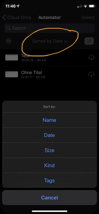 Allow sorting asc/desc in sort menu for all sort methods · Issue #470 · owncloud/ios-app · GitHub