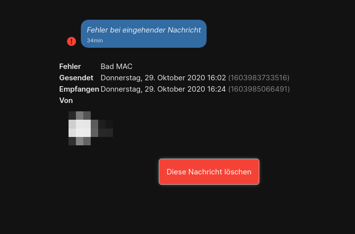 "Error Handling Incoming Message", but nothing on phone. · Issue #4377 · signalapp/Signal ...