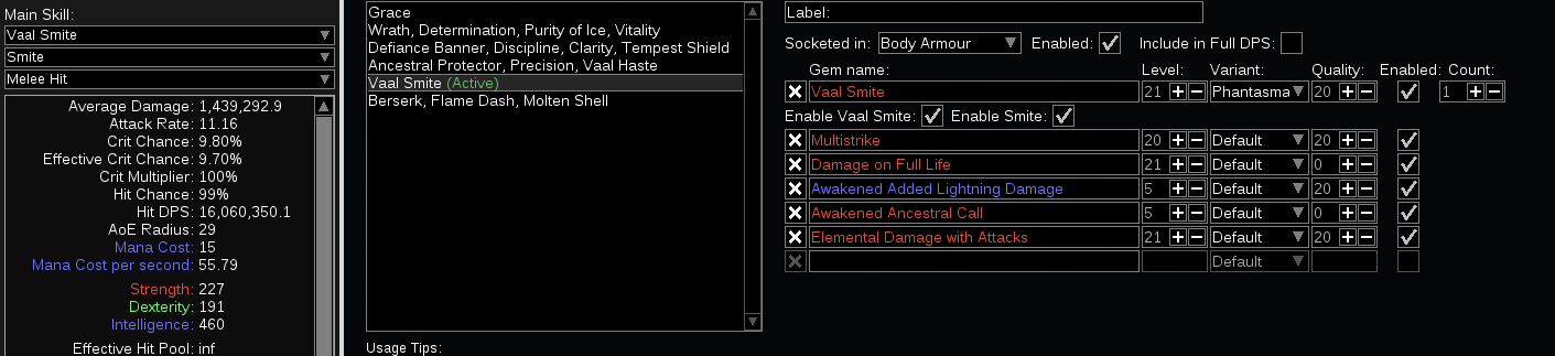 Phantasmal Smite not increasing damage · Issue #6037 · PathOfBuildingCommunity/PathOfBuilding ...