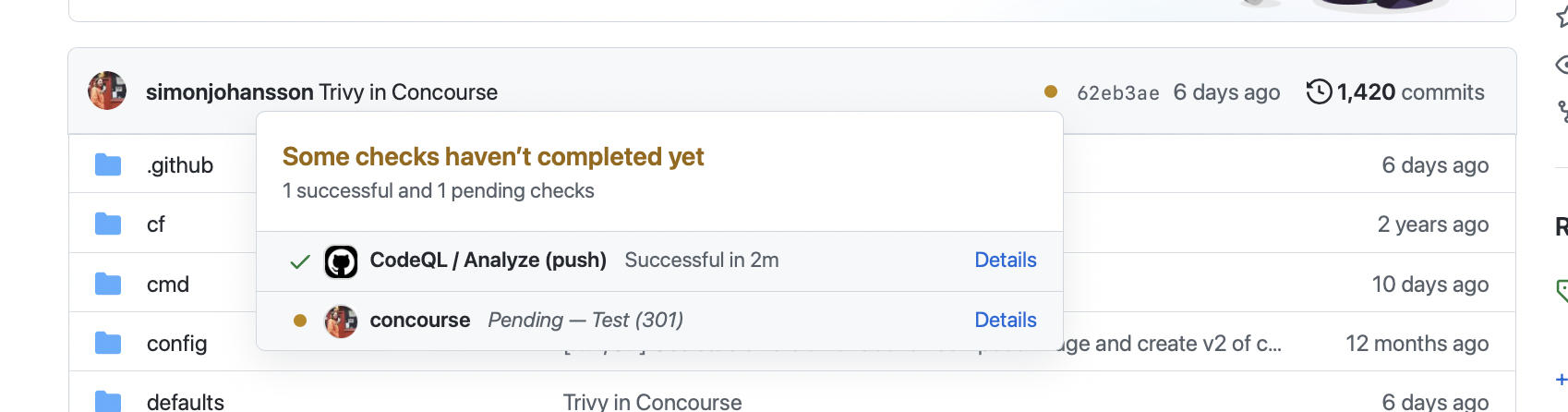 Update GitHub with metadata from tasks in Concourse · Issue #148 · springernature/halfpipe · GitHub