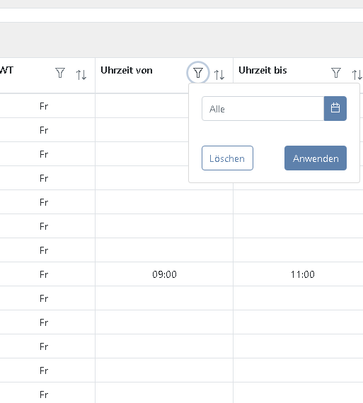 P Columnfilter Built In Empty Filter · Issue 9953 · Primefaces Primeng · Github