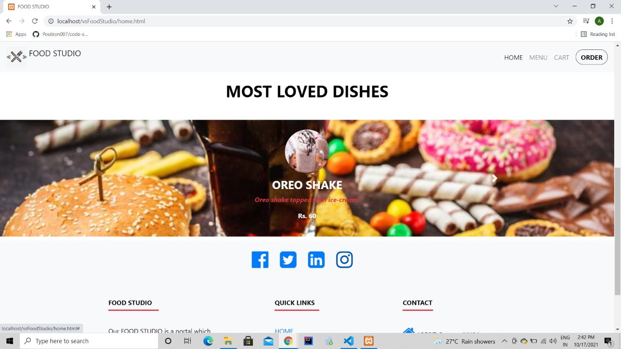 GitHub - akashbansal2/code-sapiens-vsfoodstudio: Canteen food ordering website for college students.