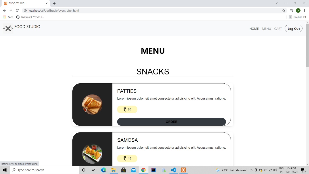 GitHub - akashbansal2/code-sapiens-vsfoodstudio: Canteen food ordering website for college students.