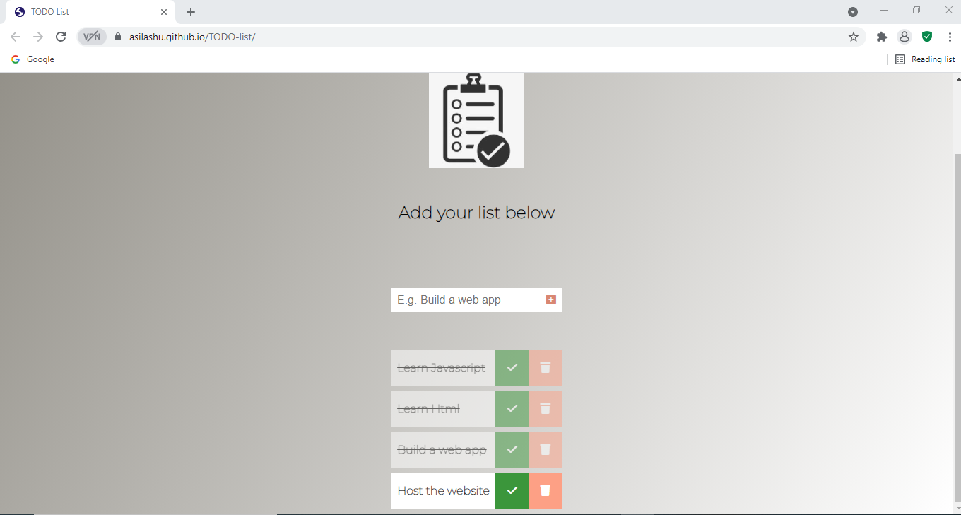 GitHub - Asilashu/TODO-list: A todo list web app developed using JavaScript html css. You can ...