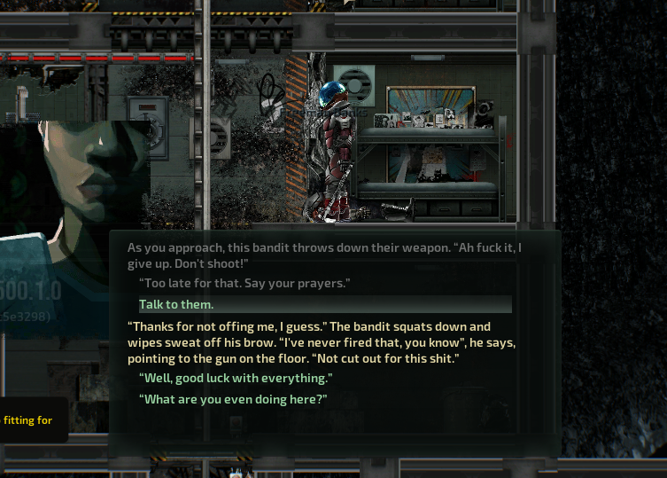 Ability to examine and trigger event while relative npc is unconscious ...