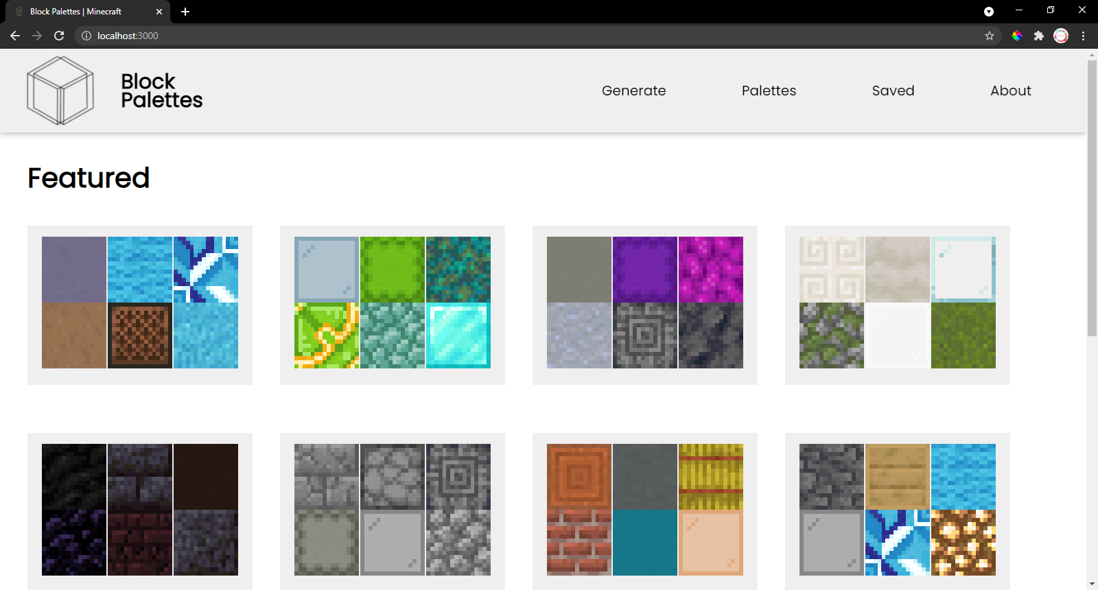 GitHub - arianadaris/block-palettes: This is a recreation of a ...
