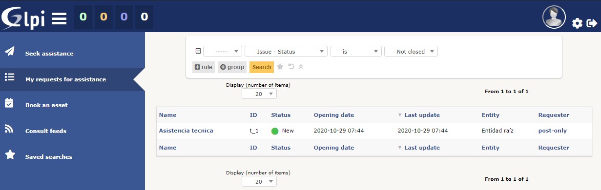 Tickets counter 0 · Issue #1996 · pluginsGLPI/formcreator · GitHub