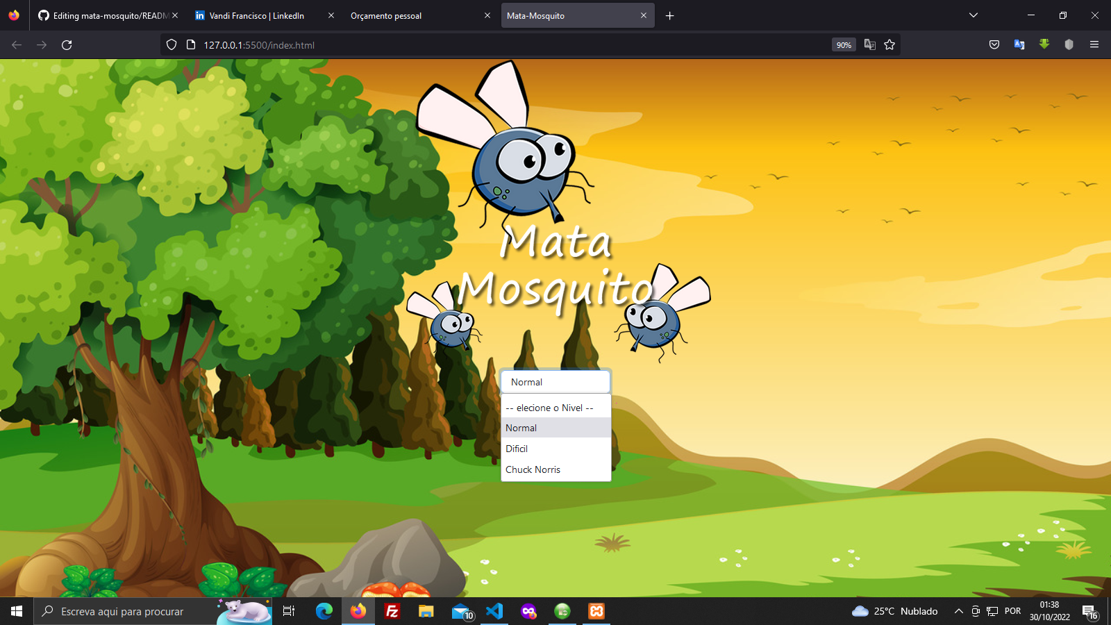 GitHub - 1612vandi/mata-mosquito: jogo mata mosquito