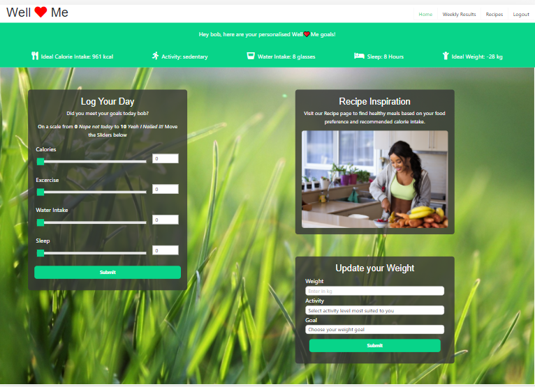 GitHub - blakestickland/Well-Me-wellness-app: Well Me is a wellness ...