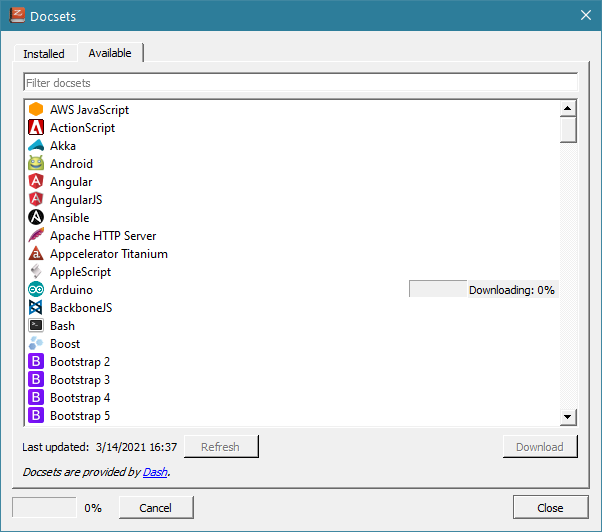 Docsets any Download failed · Issue #1330 · zealdocs/zeal · GitHub