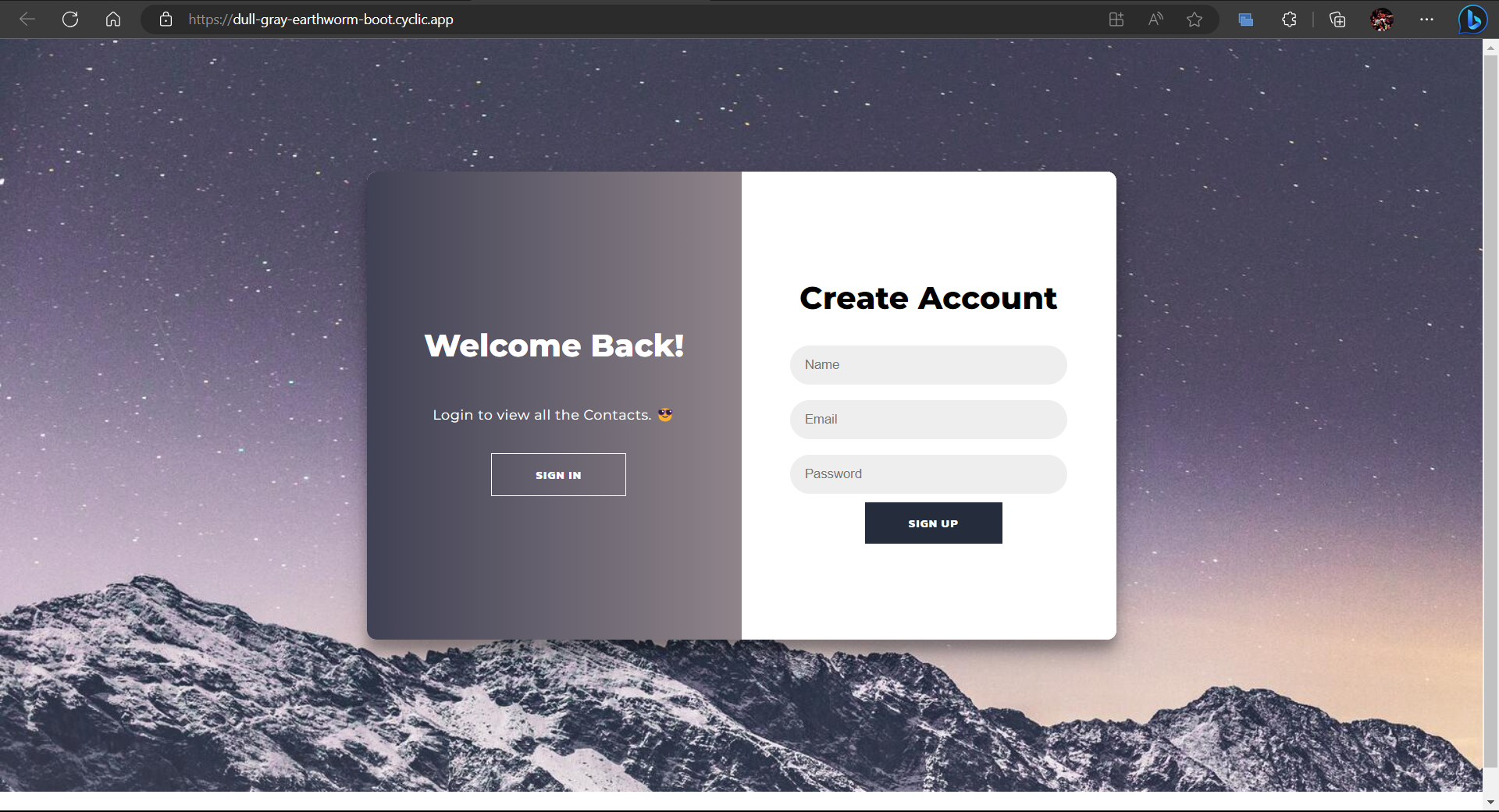 GitHub - Akash-1612/ContactApp: A react App for users to save contact ...