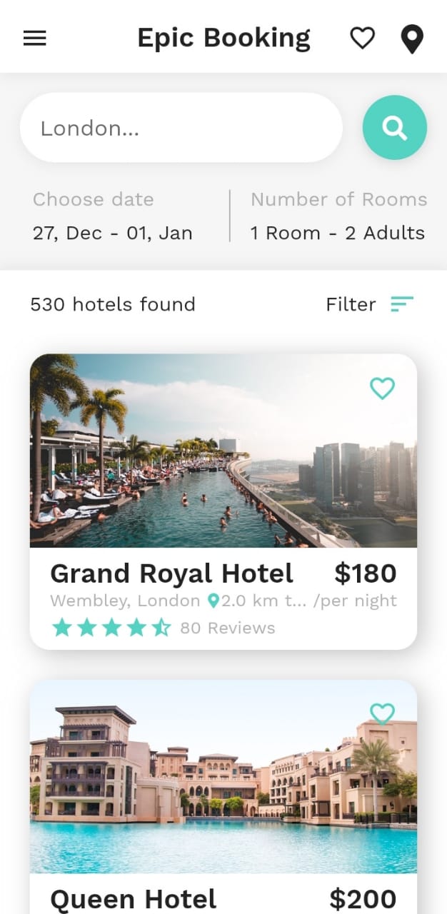 GitHub - santosharron/Epic_Booking: Use this template and make an awesome app. Then Share to me ...