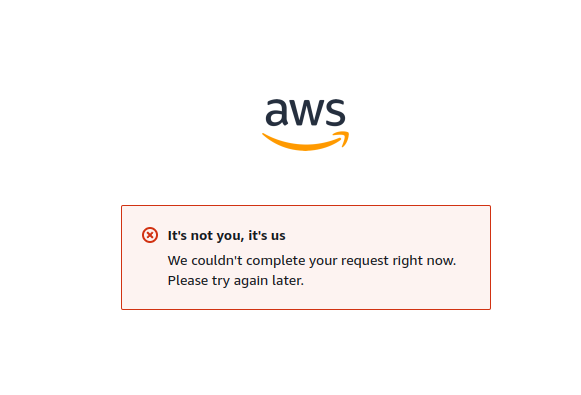 "It's not you, it's us" error during initial log in after account creation · Issue #135 ...