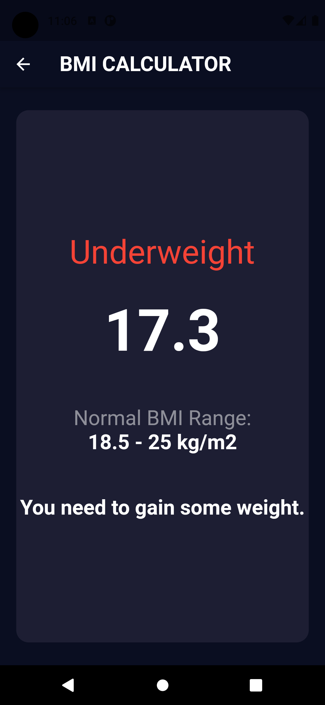 GitHub - Shashwat-111/BMI-Calculator: Project made to learn concepts of ...