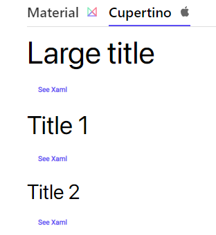 [macOS][TextBlock] The space between title and See Xaml is to large ...