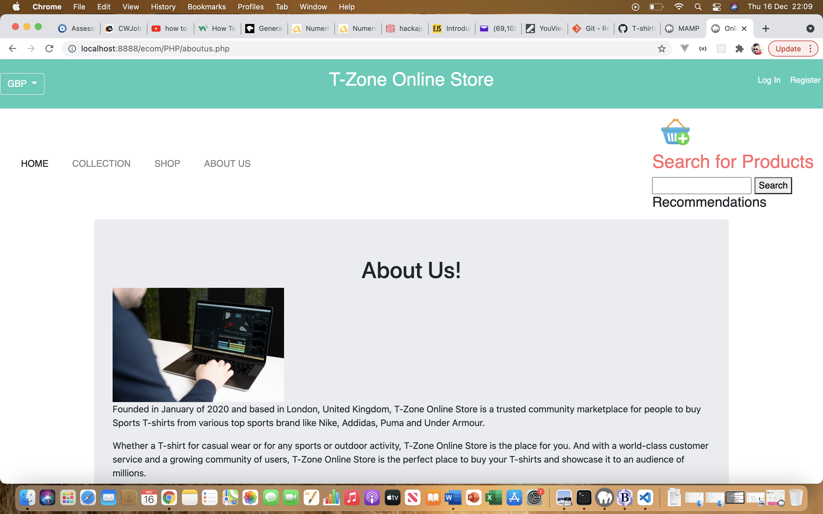 GitHub - Hitendra27/T-shirts-E-commerce-website-in-PHP.