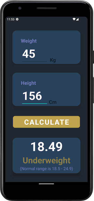 GitHub - Hitendra27/BMICalculator
